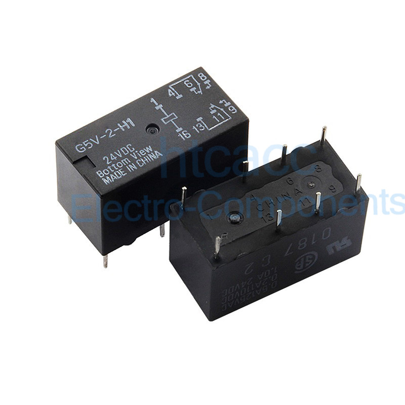 G5V-2-H1 24VDC Electromechanical Relay 1A 24VDC 8 Pins (Pack of 10 ...