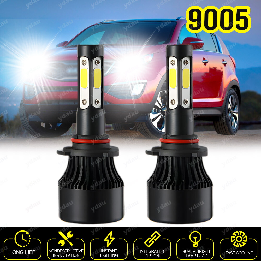 9005 HB3 LED Headlight Bulbs Kit for KIA Sportage 2017-2019 High&Low ...