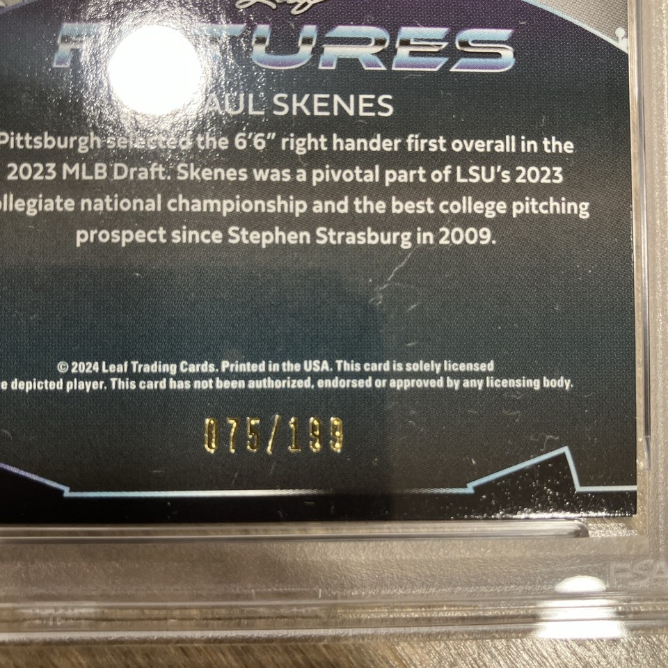 2024 Paul Skenes Graded RC Lot X3 | eBay