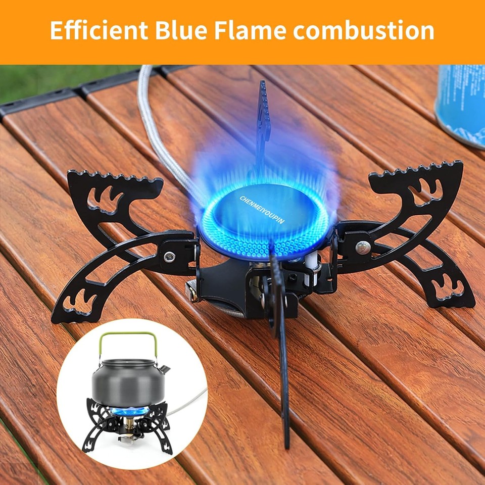 Camping Stoves Windproof Portable Propane Backpack for Hiking... | eBay