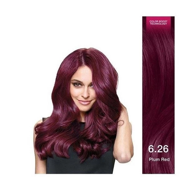 Plum Red Hair Colour