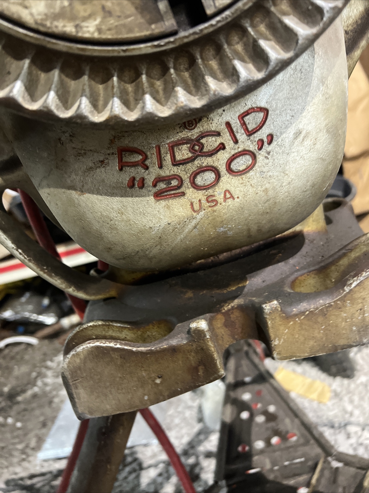 Ridgid 200 Pipe Threader Machine w/Tripod Stand Ridgid Tools | eBay