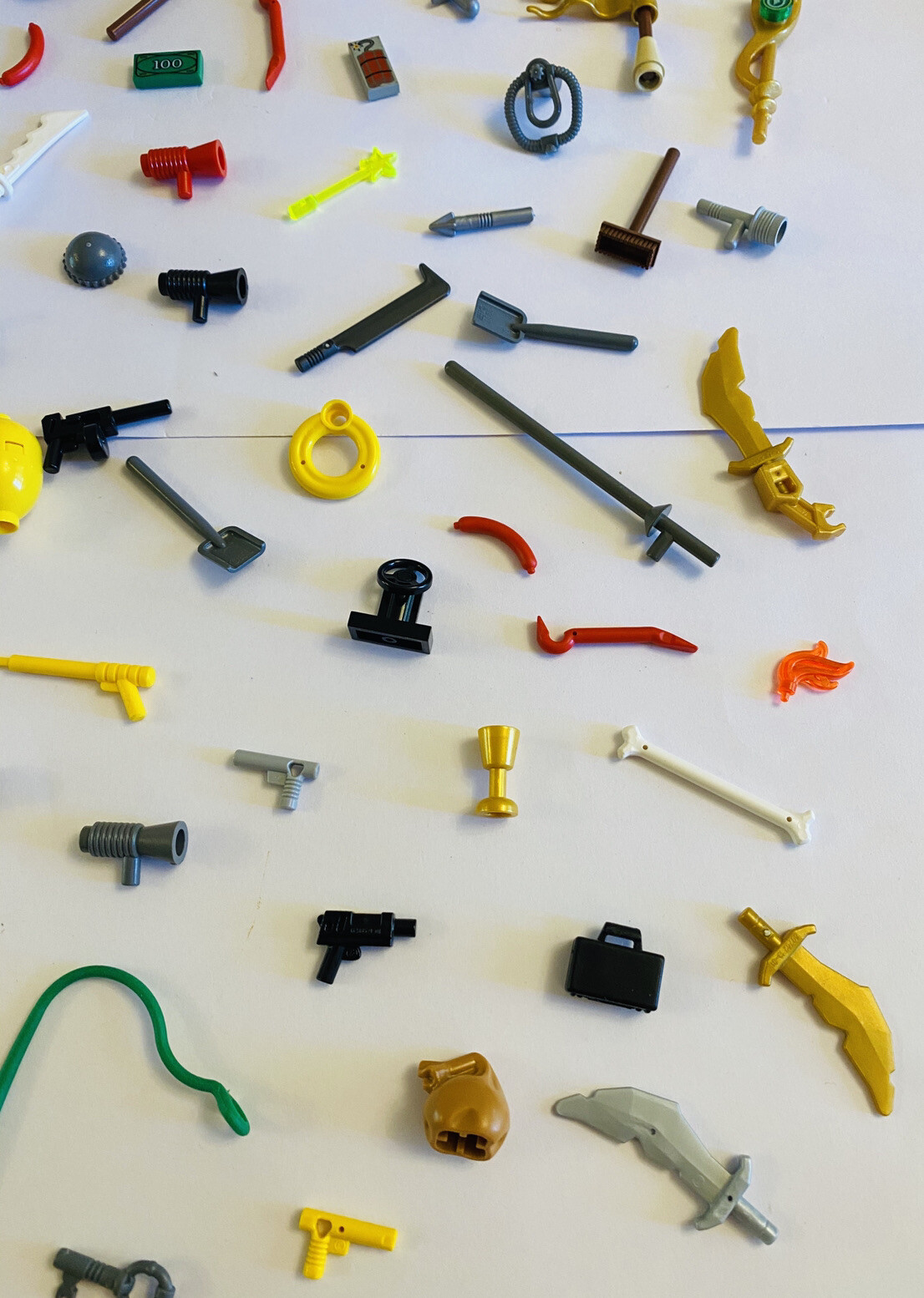 Lego City Workmen Mechanic Castle Pirate Tools Weapons Accessories Job ...