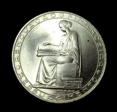Portugal 20 Escudo 1953 Silver Coin Choice BU | eBay