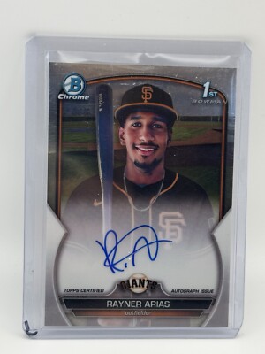 2023 Bowman Chrome Prospect 1st Auto Rayner Arias #CPA-RA Auto | eBay