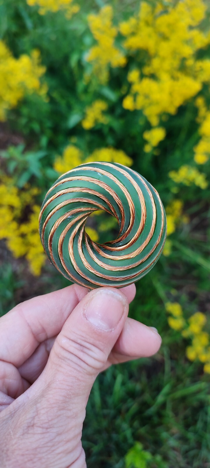 12 Turns L Blue Spirals Toroidal Vortex Wave Generator Torsion Fields ...