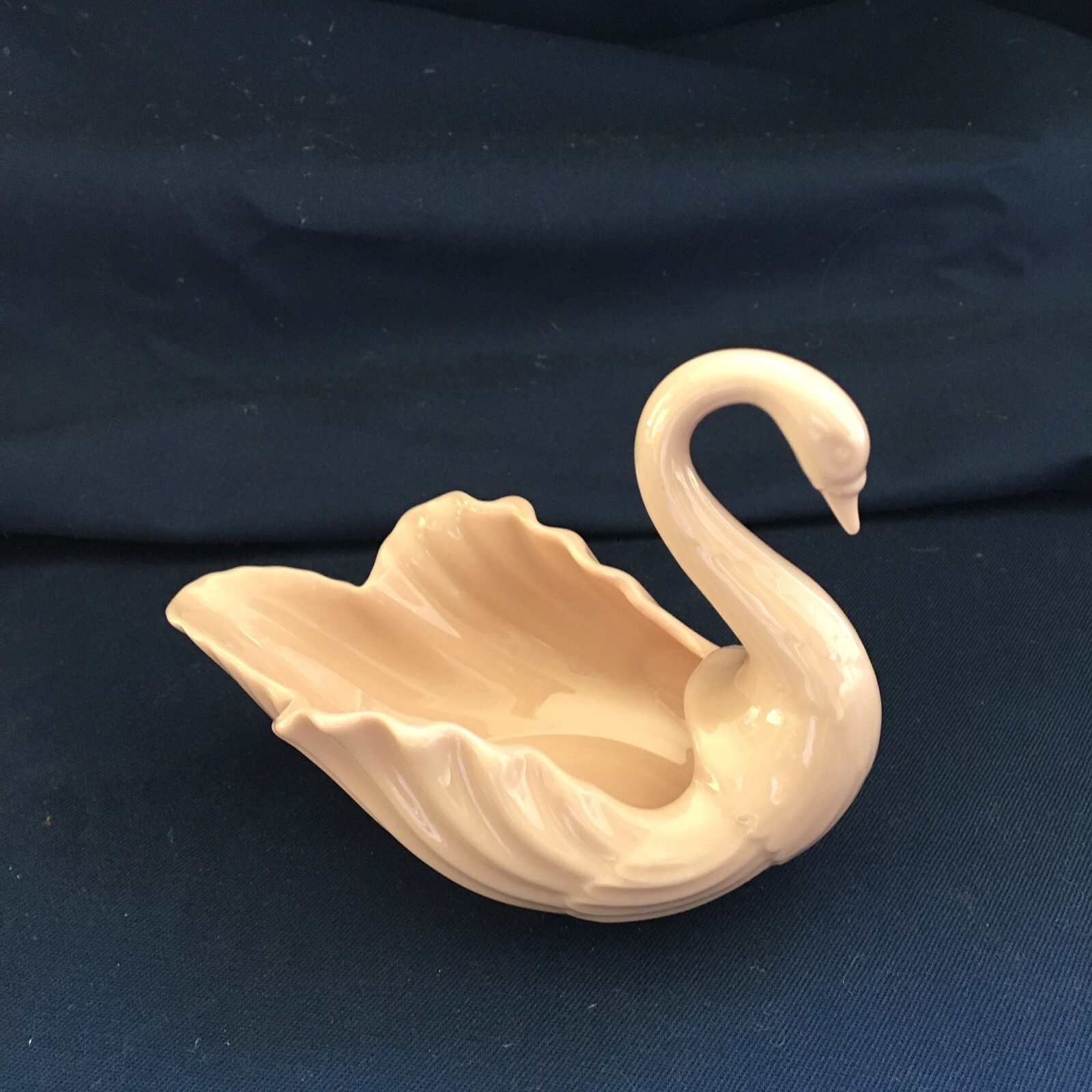 Lenox Pink Swan Nut/ Candy/ Trinket Green Mark | eBay
