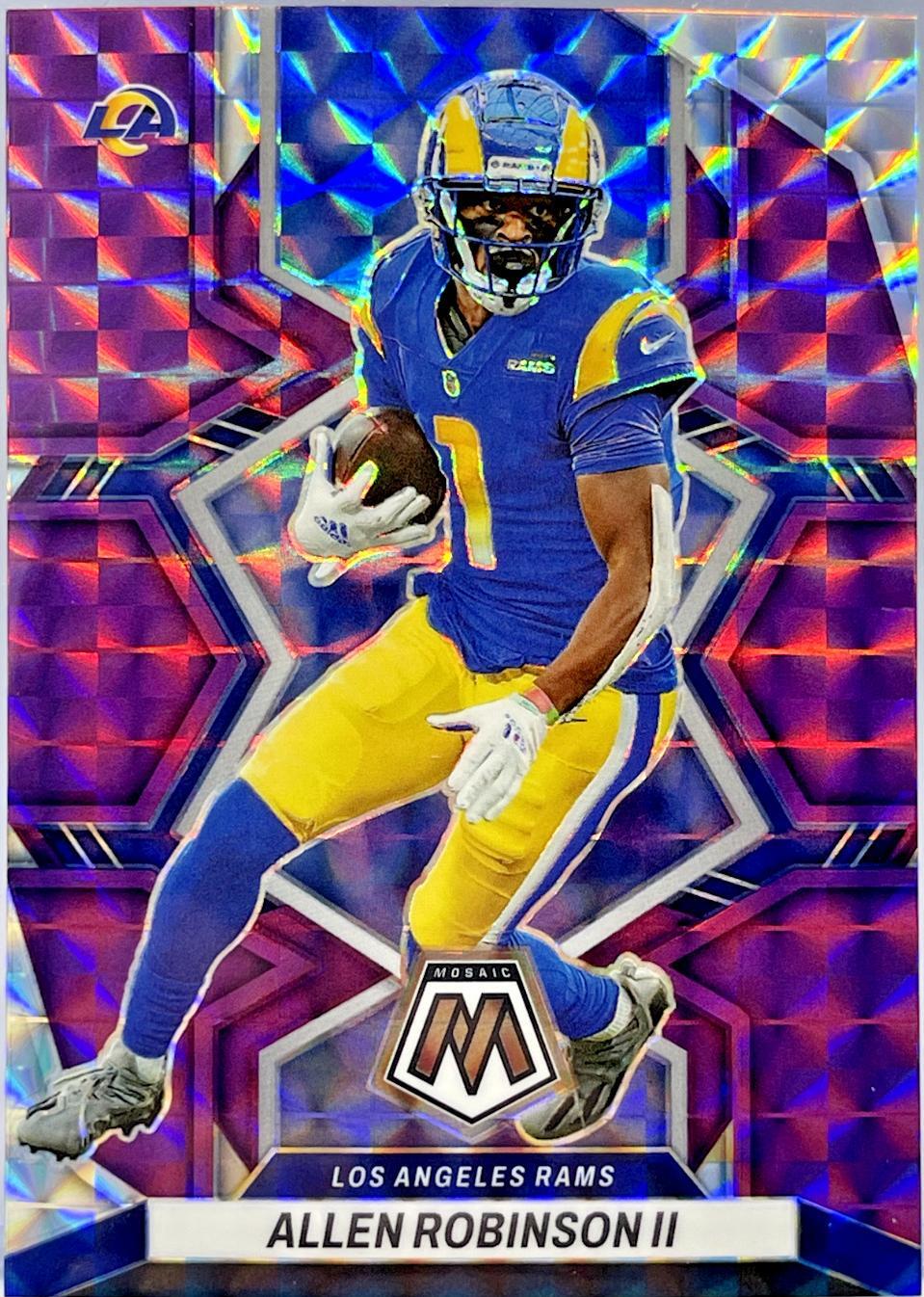 2022 Panini Mosaic - Allen Robinson #111 Purple Mosaic Prizm /49 for ...