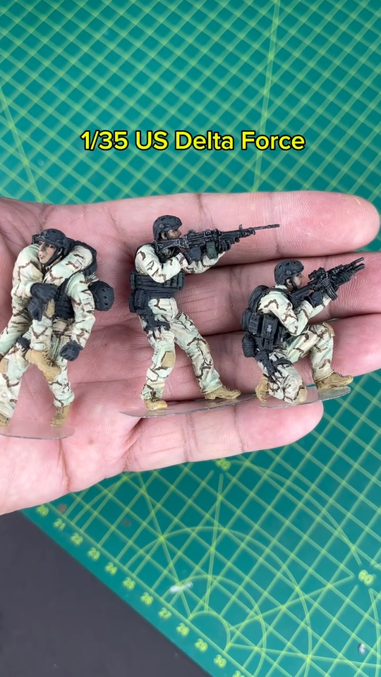 (Pre-Order) Pro-Painted Set US Delta Force Team (04 figures, no base ...