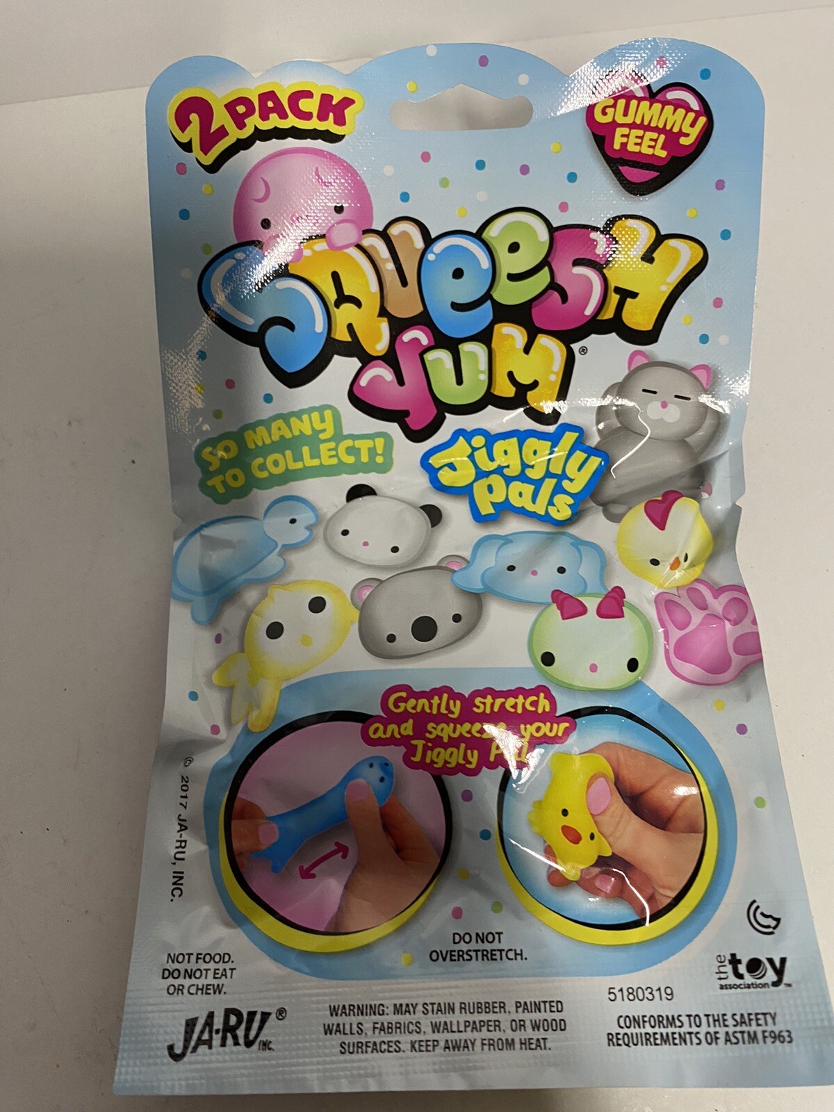 SQUISHY PALZ Squishy Feel 2 Pack PINK DOLPHIN & WHITE HEDGEHOG Sensory ...