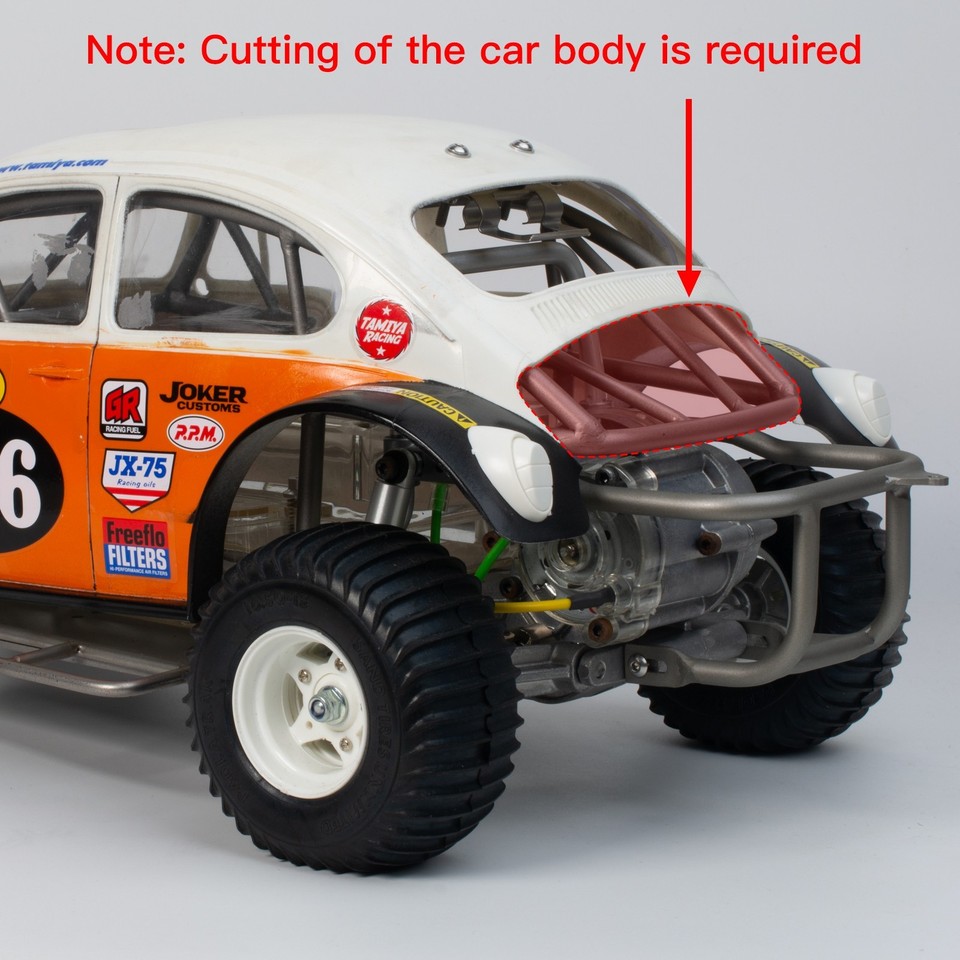 Stainless Steel Tube Roll Cage for 1/10 Tamiya Sand Scorcher/Fighting ...