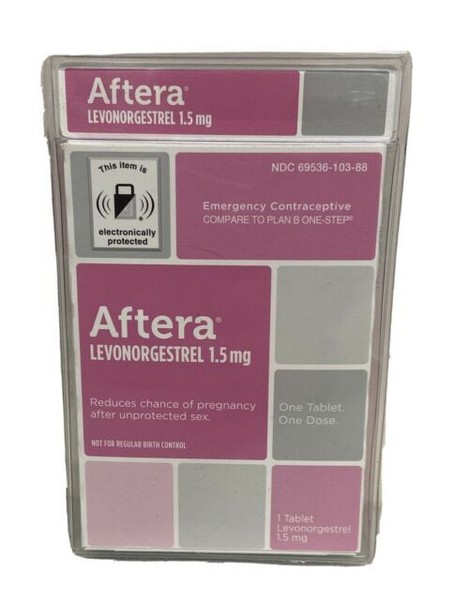 Aftera Levonorgestrel 1.5mg Emergency Contraceptive (Contains 1 Tablet ...