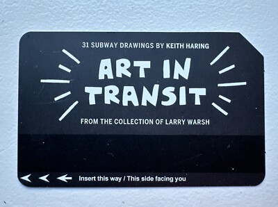 Keith Haring 31 Subway Drawings Sothebys showcard Rare Collector Item ...