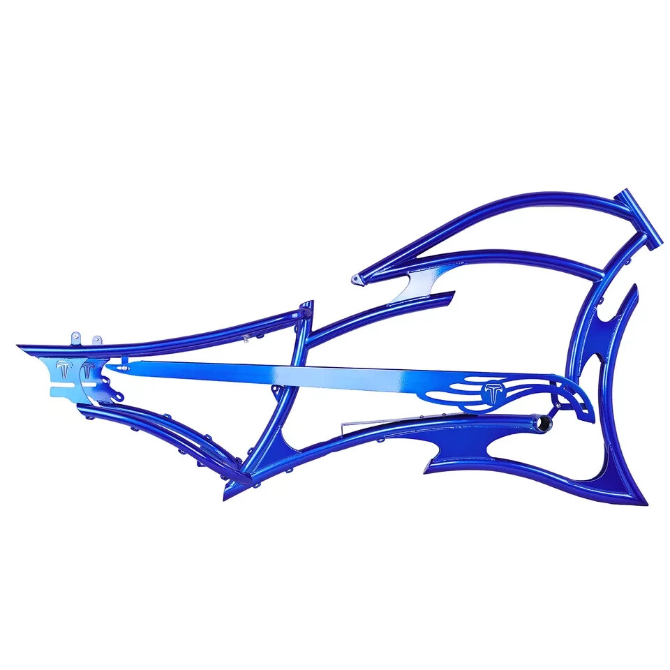 26" Stretch Cruiser Bicycle DIY Custom Frame Lowrider Bike 7 Speed ...