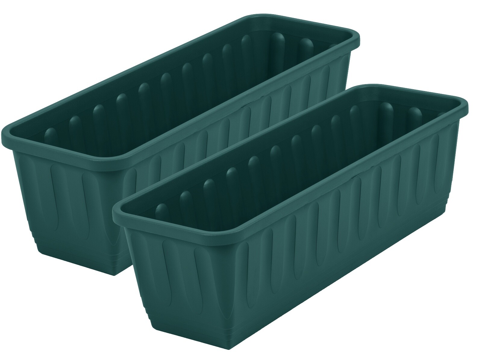 Trough Plant Pot Long Plastic Planter Home Outdoor Garden Window Herb ...