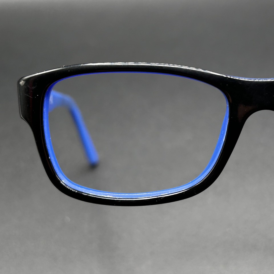 Ray-Ban RB5268 Youth Eyeglasses Frame Black Blue Flex 52-17-135 Used | eBay