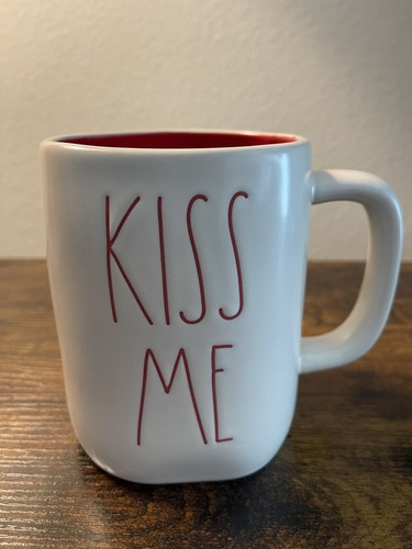 Rae Dunn “Kiss Me”Mug, Red Inside Love NEW | eBay