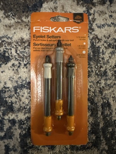 Fiskars Eyelet Setters Hold Punch & Eyelet Setter NEW | eBay