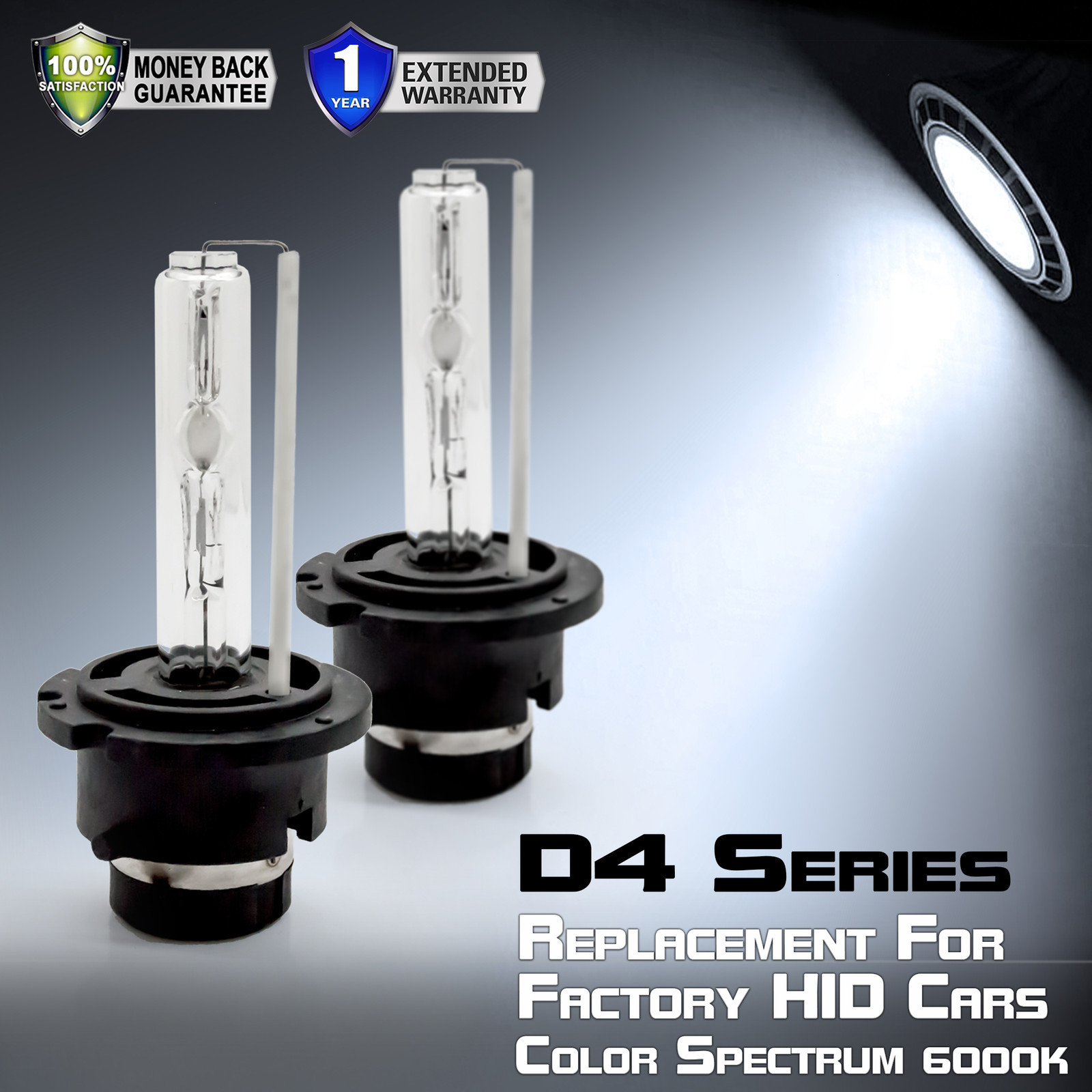 New D4S OEM HID Xenon Headlight Lamp Light Bulbs 5K 6K 8K - PAIR | eBay