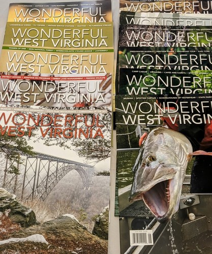 Lot of 11 "Wonderful West Virginia" Magazines, year 2020 | eBay