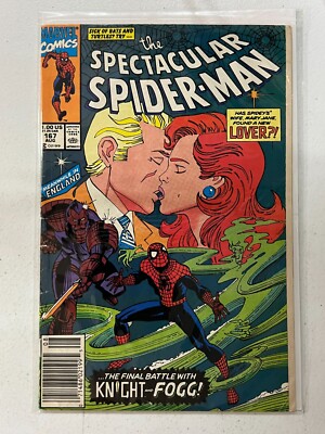 The Spectacular Spider-Man #167 (1990, Marvel Comics) | Combined ...