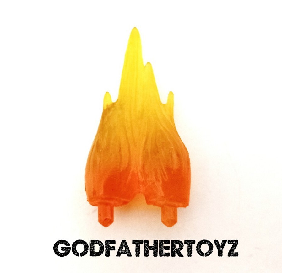 MARVEL LEGENDS FIRE FLAMING JETPACK EFFECT CUSTOM FODDER | eBay