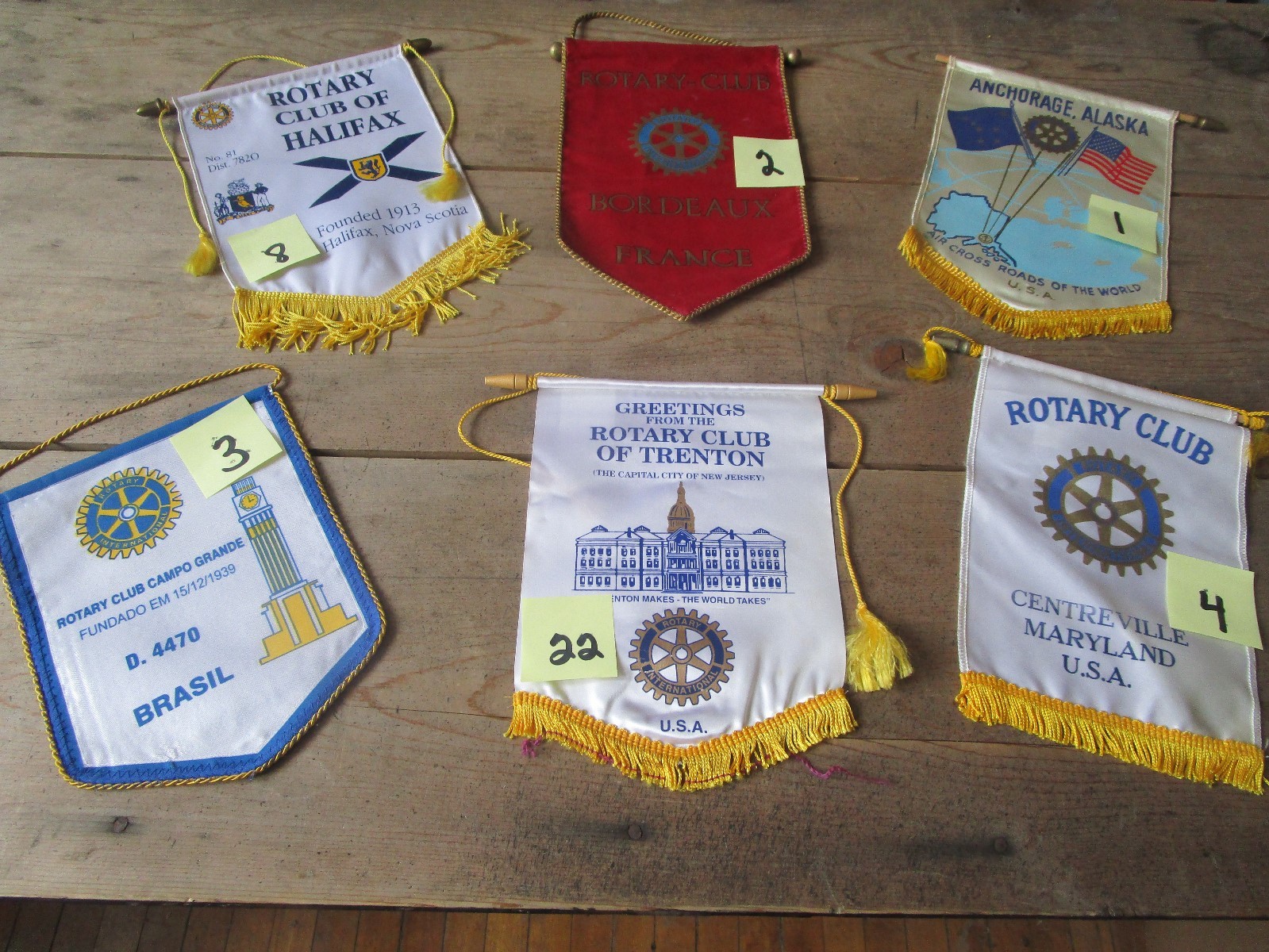 Rotary International Club Flag Banners Various Locations You Select ...