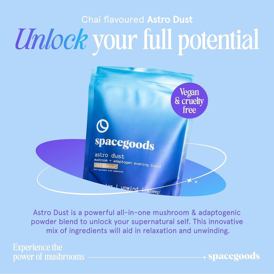 Spacegoods Astro Dust 240g ℮, 30 Servings, Contains Magnesium and ...