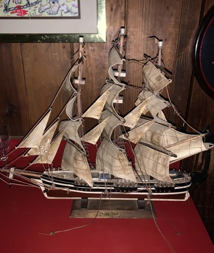20” X 16.5” Cutty Lark Sail Ship Model Handcrafted | eBay