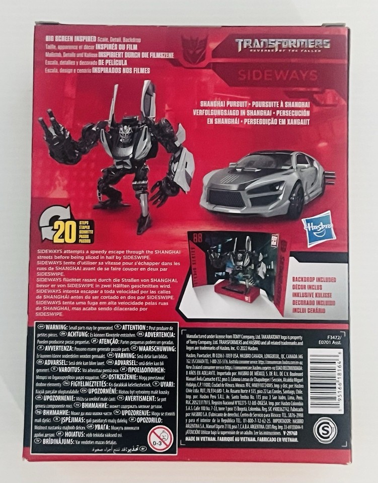 Transformers Studio Series 88 Deluxe Revenge of the Fallen Sideways 🚙🤖 ...