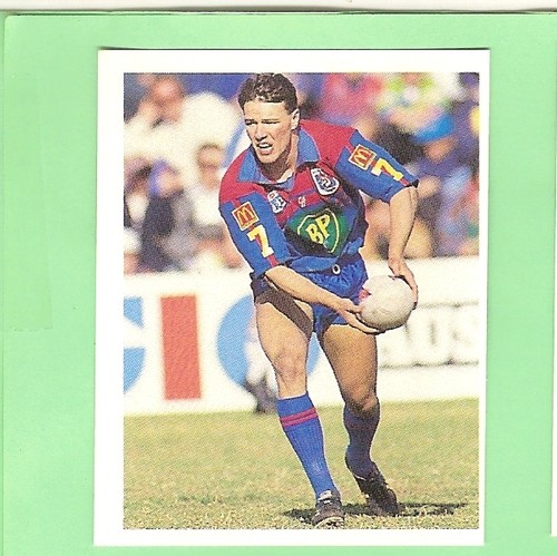1993 SELECT RUGBY LEAGUE STICKER - #166 MATTHEW RODWELL, NEWCASTLE ...