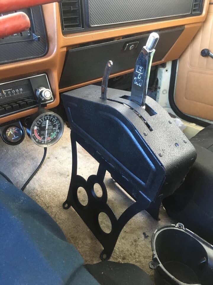 Sheldon Machine 7 in. Tall Tunnel Mount Shifter Stand | B&M, Hurst, TCI ...