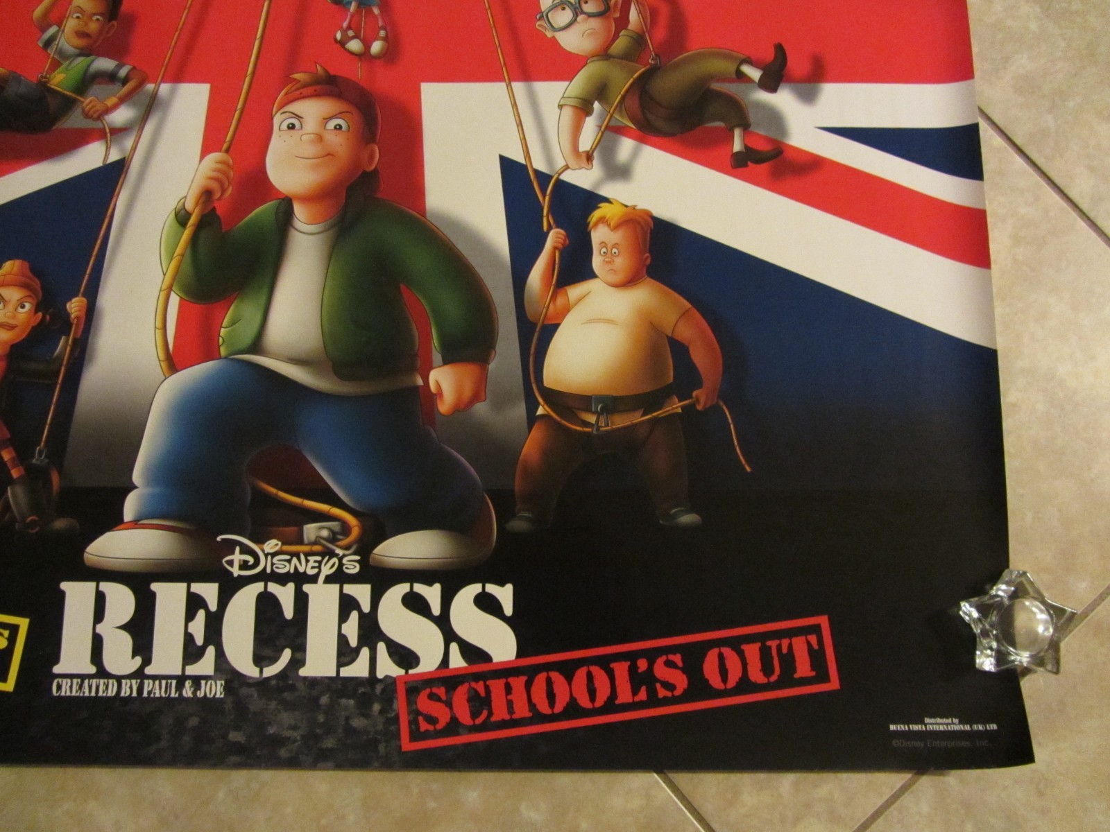 Recess School's Out movie poster 30 x 40 inches - Walt Disney original ...