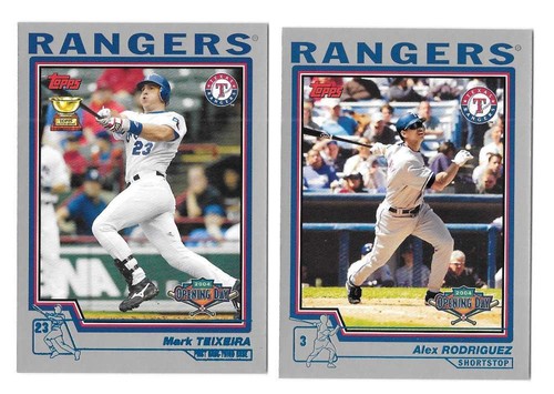 2004 Topps Opening Day - TEXAS RANGERS Team Set | eBay