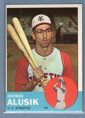 1963 Topps #51 George Alusik VG-EX INVGO395 | eBay