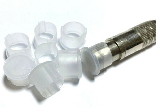 SMA RCA BNC TNC N female Plastic covers Dust cap Red Protection cover ...