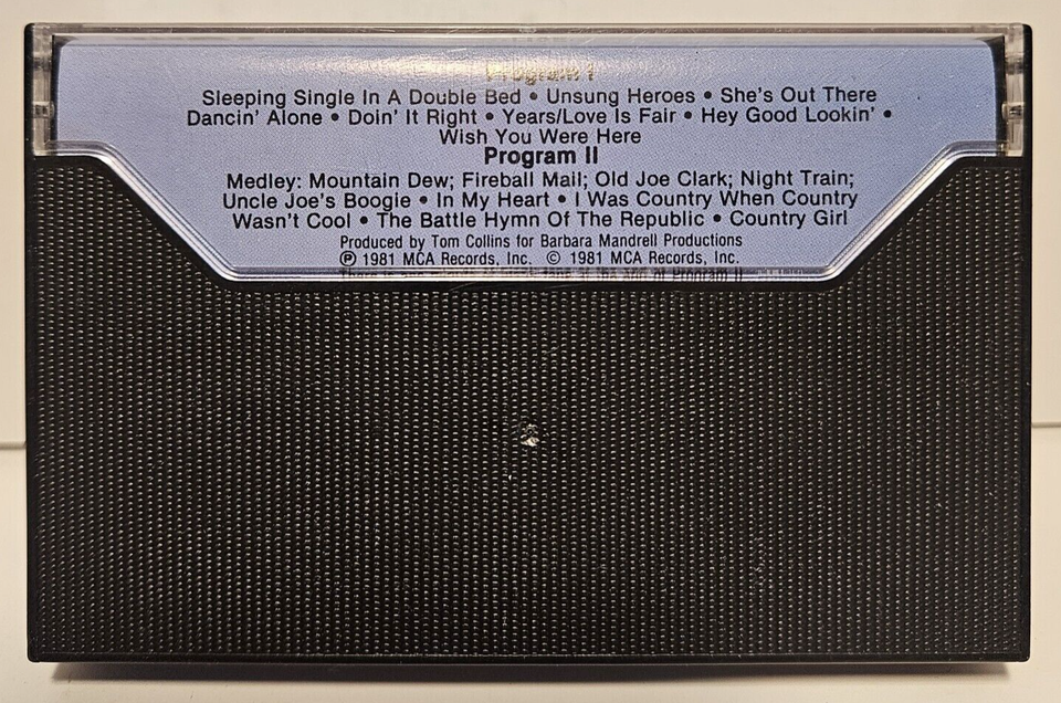 Barbara Mandrell Live 1981 Cassette Tape | eBay
