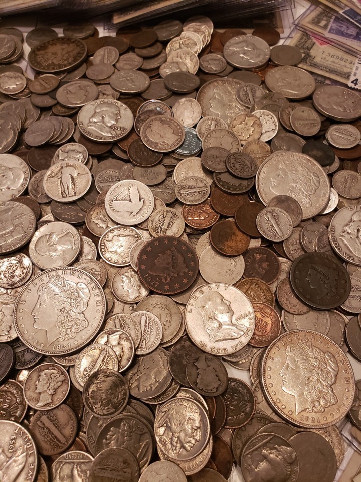 ESTATE SALE FIND, OLD US COINS, GOLD, .999 SILVER BARS, BULLION, RARE U ...