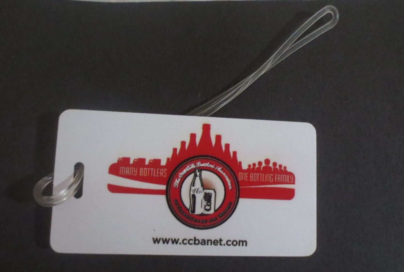 Coca-Cola BOTTLERS ASSOC Luggage Tag MANY BOTTLERS ONE FAMILY unused | eBay