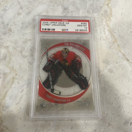 2005-06 Upper Deck Ice - Ice Premieres Corey Crawford #260 /2999 (RC ...