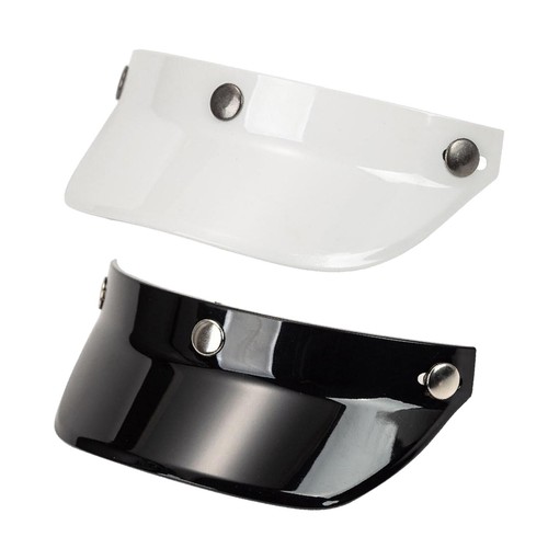 2 Packs Motorcycles Helmet Peak Replacement & 3 Snaps for 3/4 Helmet ...