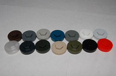 8mm (5/16”) Hexagonal Hex Head Tek Tec Tech Screw Cap Cover for 16mm ...