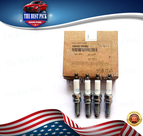 Genuine Spark Plugs Set 4 pcs FOR HYUNDAI KIA 1.6L turbo 1884908080 | eBay