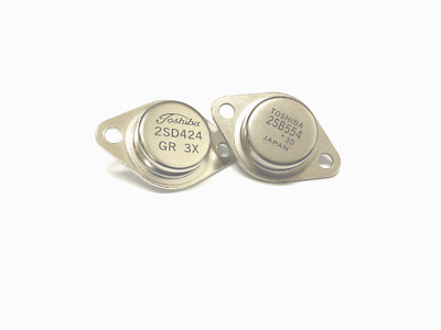 5 Pairs | Toshiba 2SB554 + 2SD424 PNP + NPN TO-3 Transistors FREE US ...