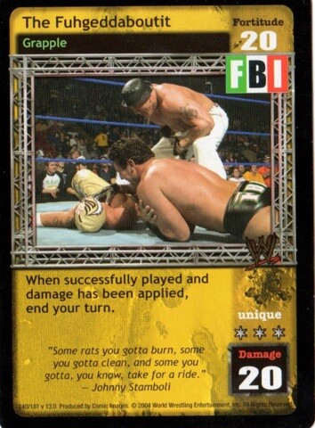 WWE: The Fuhgeddaboutit for FBI [Played] Raw Deal Wrestling WWF | eBay