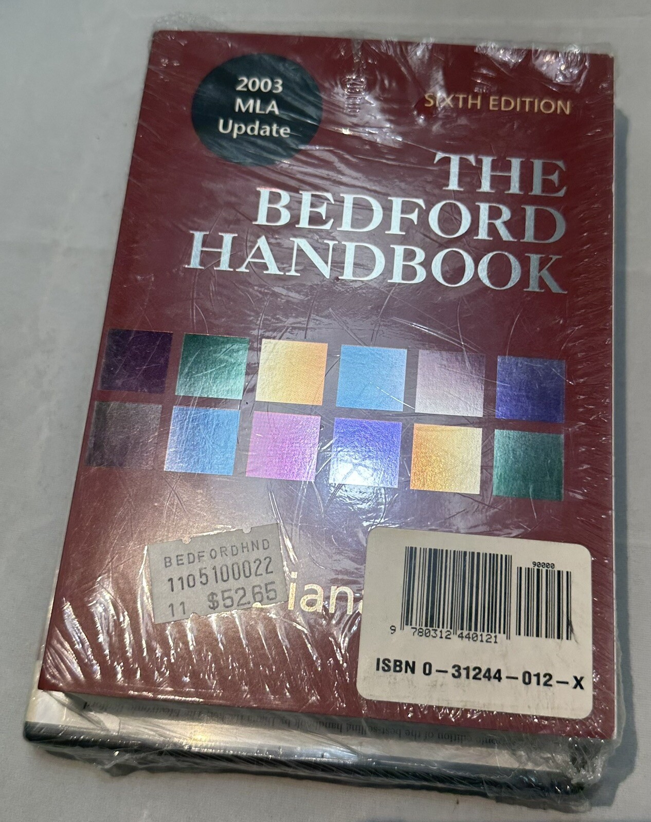 Bedford Handbook 2003 and Bedford Handbook 6.1 by Diana Hacker (2004 ...