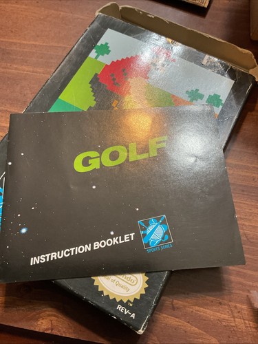 1985 Nintendo NES Golf Sports Series Game Cartridge REV-A with Sleeve ...