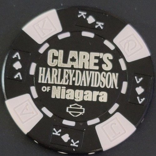 CLARE'S HD OF NIAGARA ~ CANADA (Black AKQJ) International Harley Poker ...