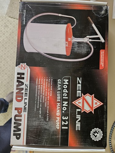 ZEE LINE GEAR LUBE HAND PUMP MODEL #321 ZEE-MATIC NIB FITS UPTO 6.5 GAL ...