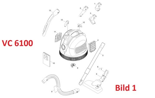 Kärcher Ersatzteile Trockensauger VC 6100 1.195-501 | eBay